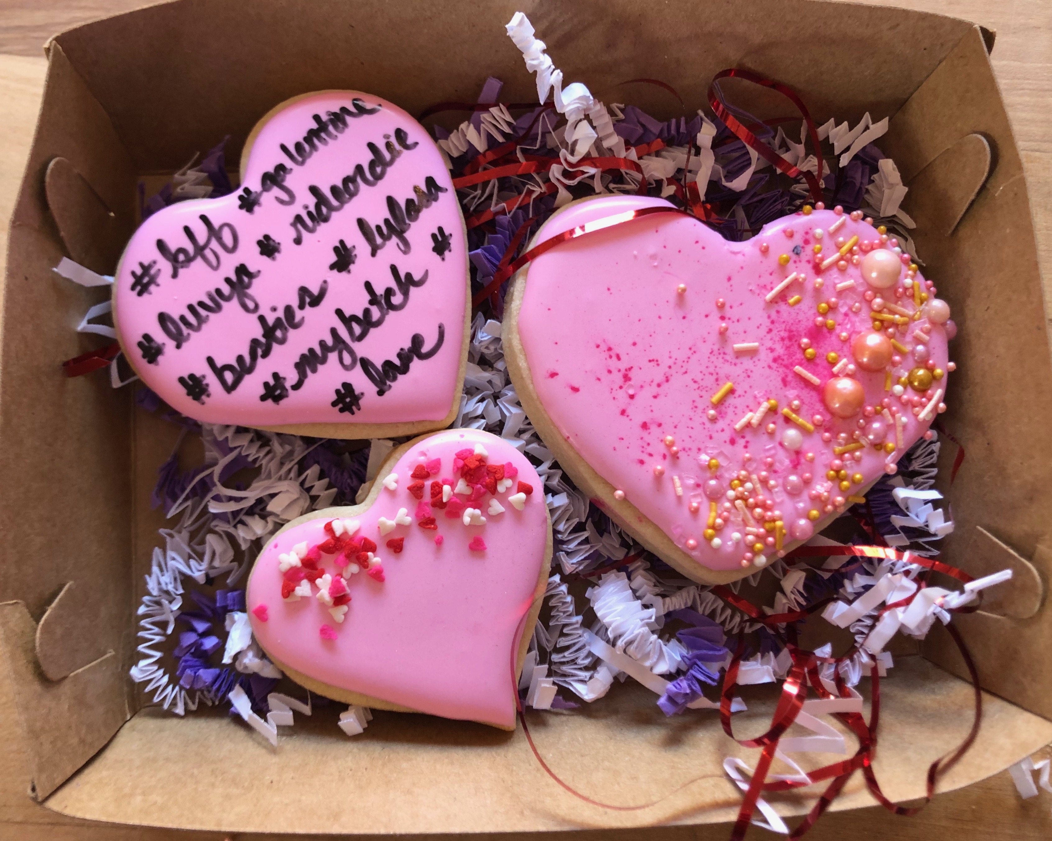 Valentine Cookie Order | Haute Cakes Pastry Shop